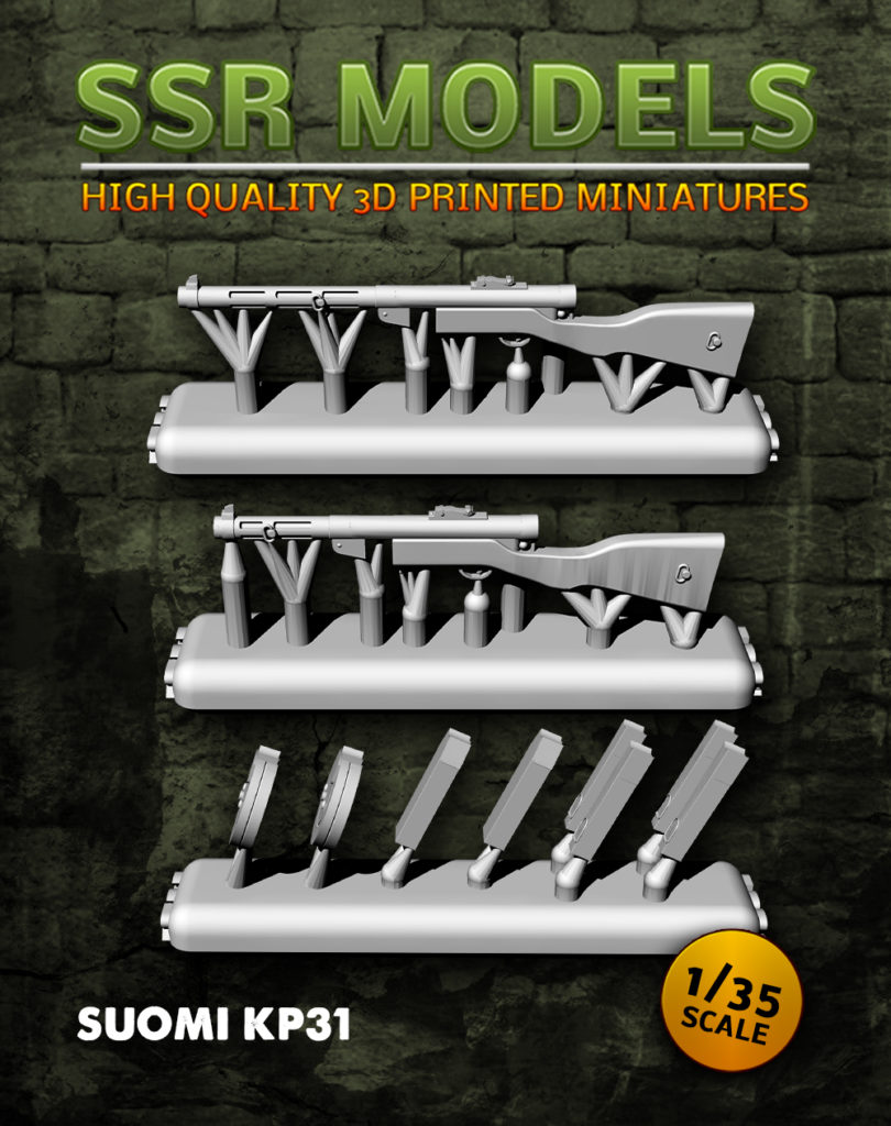SSR Models, SSR.Suomi KP31, 3D-print, skala 1:35 – Model-Craft