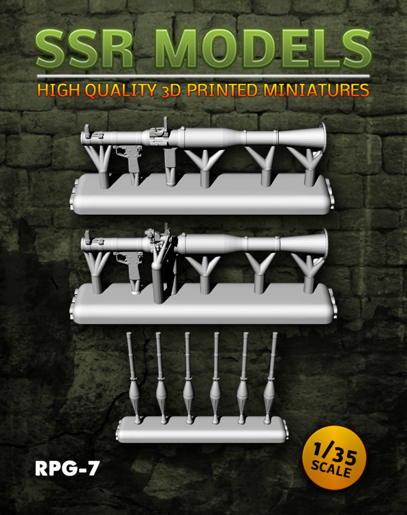 SSR Models, RPG-7, 3D-print, skala 1:35 – Model-Craft