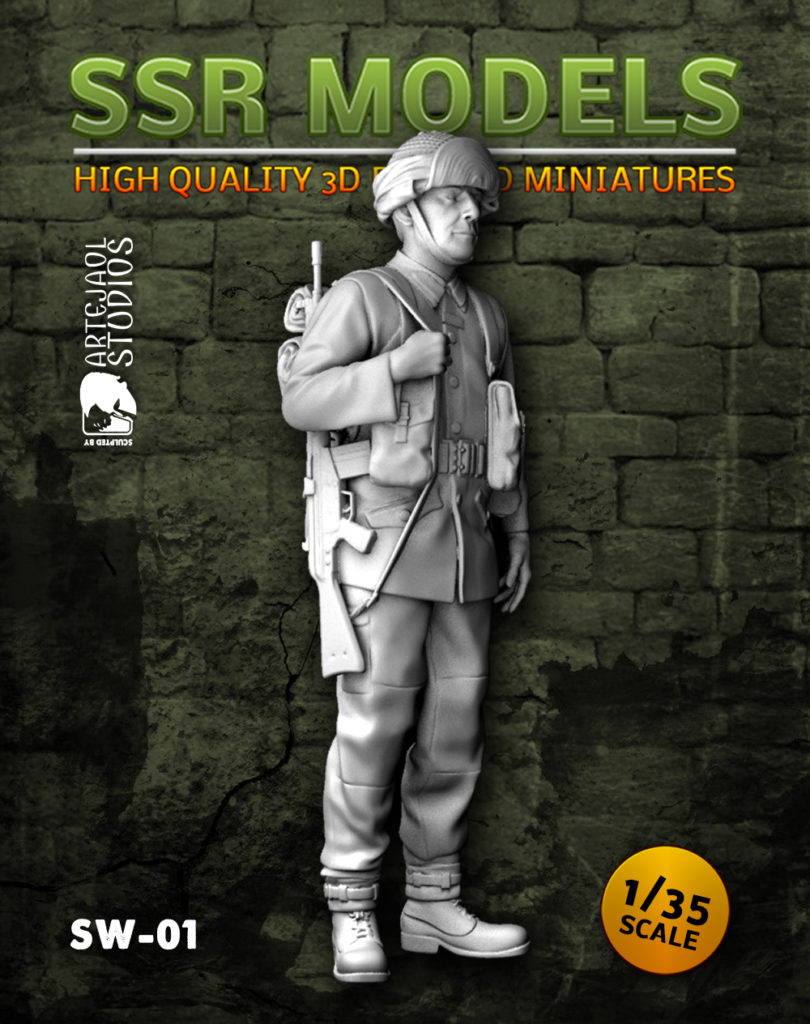 SSR Models, SW-01, Svensk Soldat M59, 3D-print, skala 1:35 – Model-Craft