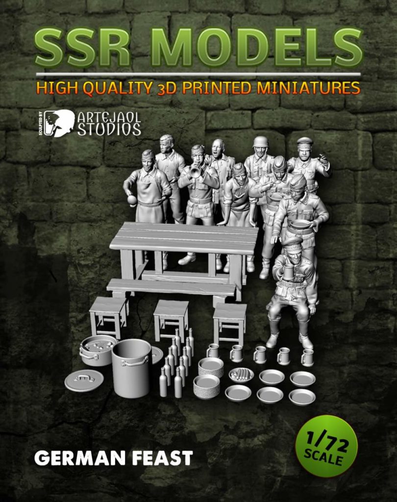 SSR.Models, German Feast, 3D-print, skala 1:72 – Model-Craft