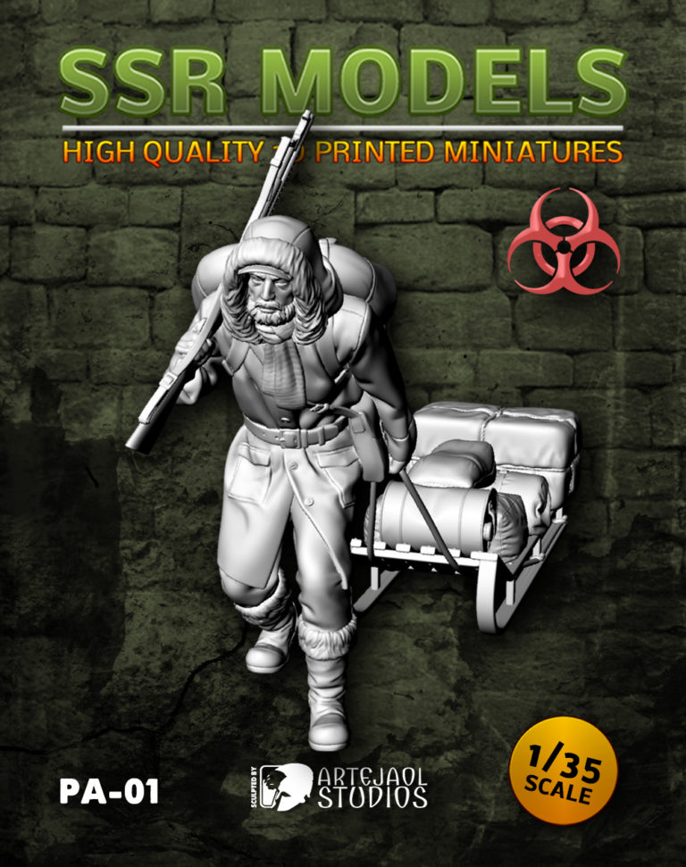 SSR.Models, PA-01, Post Apokalyptisk, 3D-print, skala 1:35 – Model-Craft