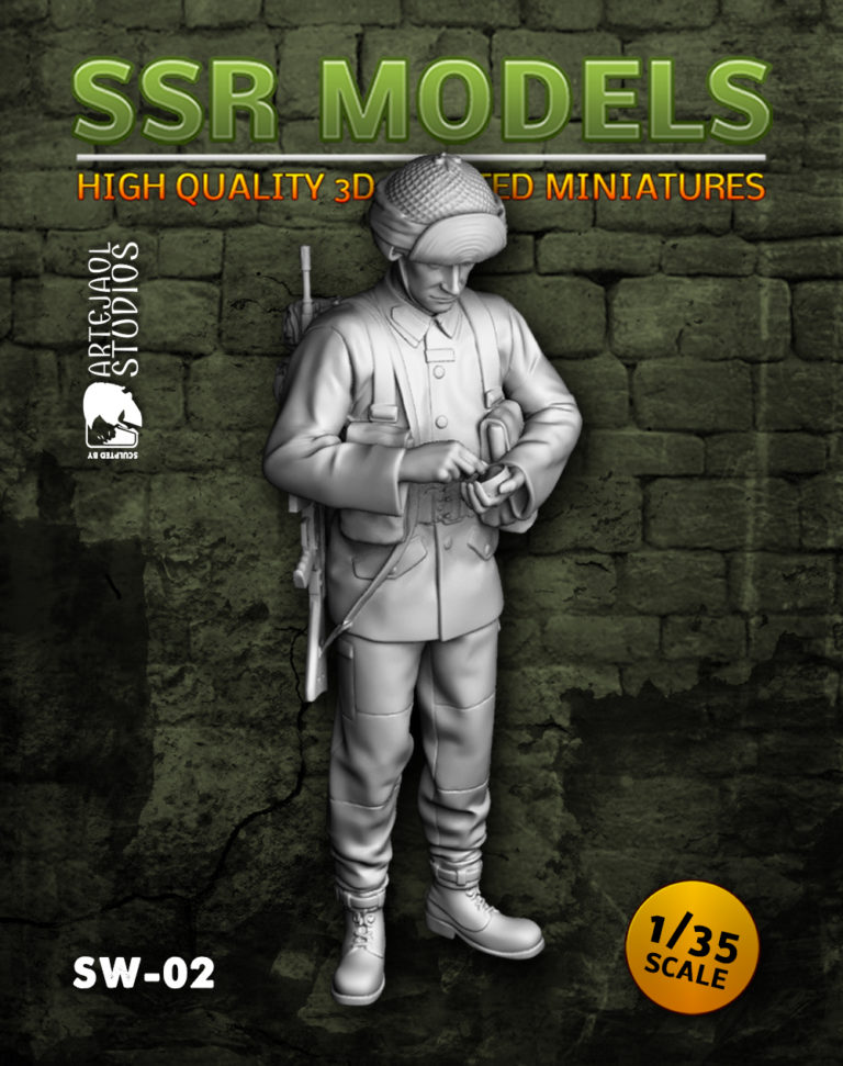 SSR Models, SW-02, Svensk Soldat M59, 3D-print, skala 1:35 – Model-Craft