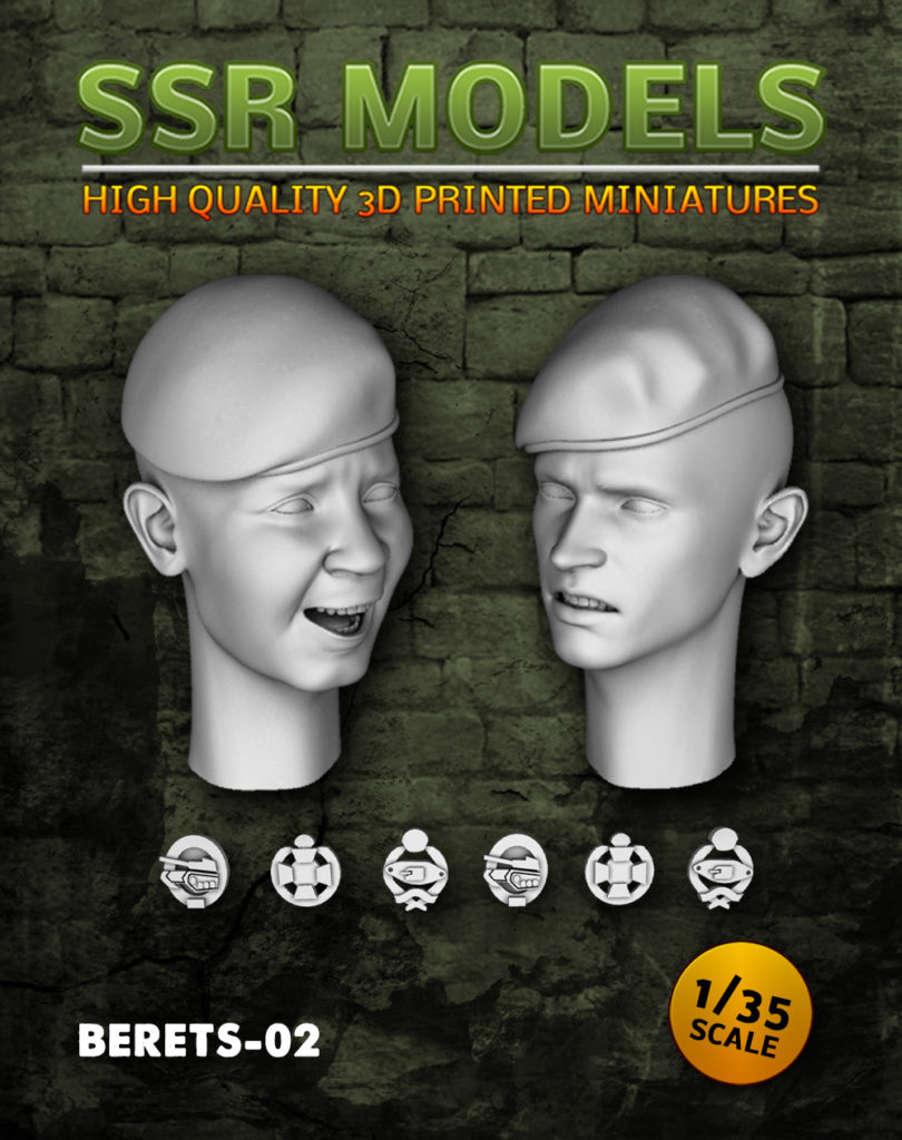 SSR Models, Berets-02, 3D-print, skala 1:35 – Model-Craft