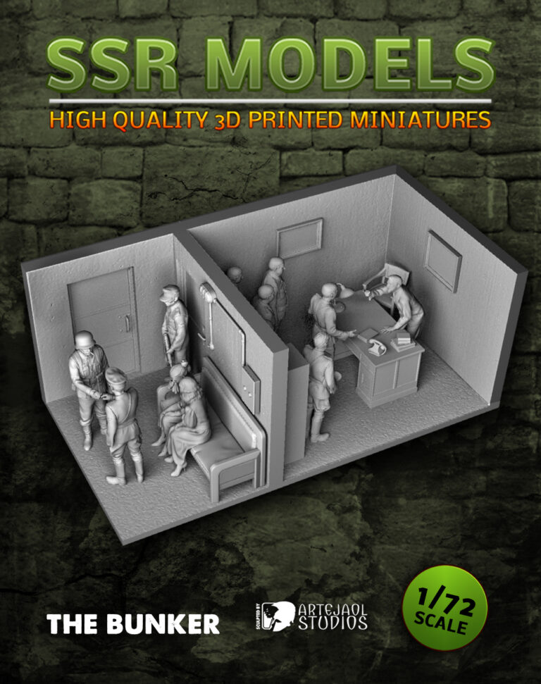 SSR Models, The Bunker, 3D-print, skala 1:72 – Model-Craft