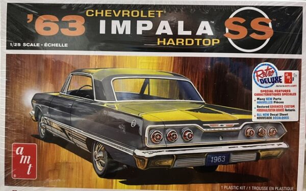 AMT, AMT1149M/12, 63 Chevrolet Impala Hardtop SS, skala 1:25 – Model-Craft